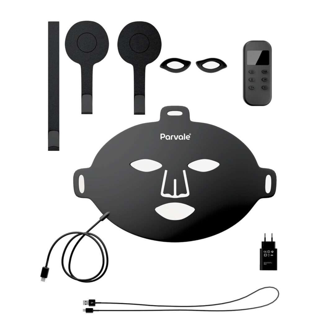 LED Gezichtsmasker Zwart | Betaalbare huidverzorging | Parvale®