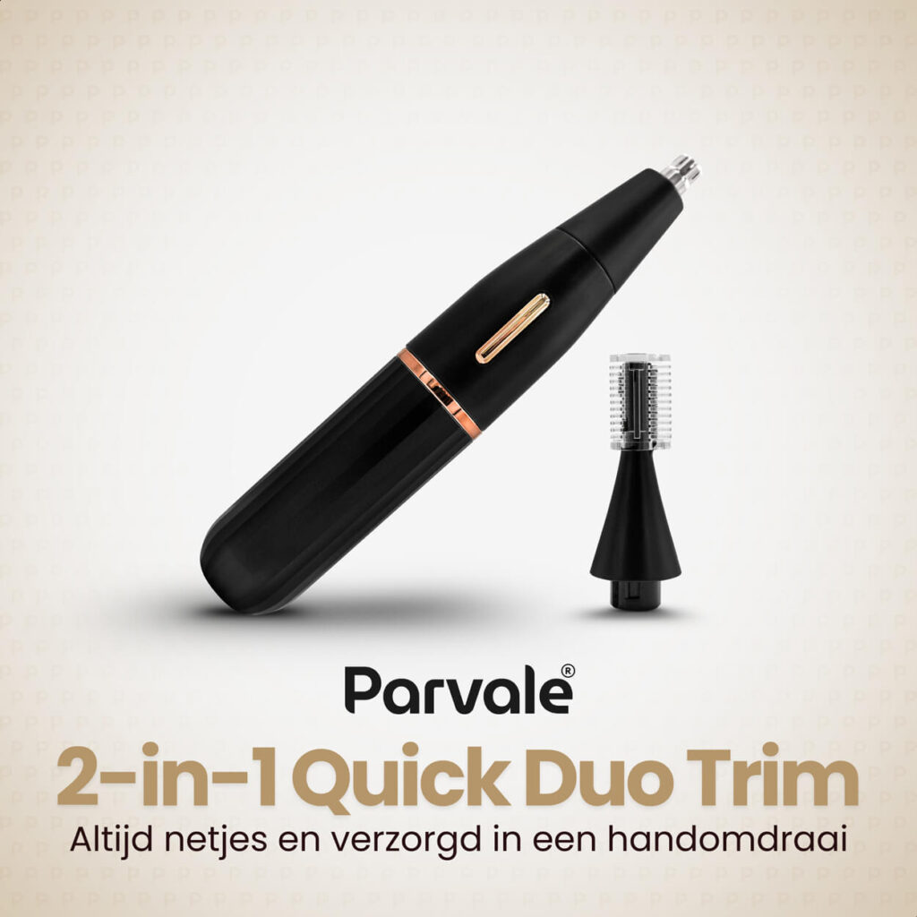 Quick Duo Trim zwart | 2-in-1 trimmer | Parvale®