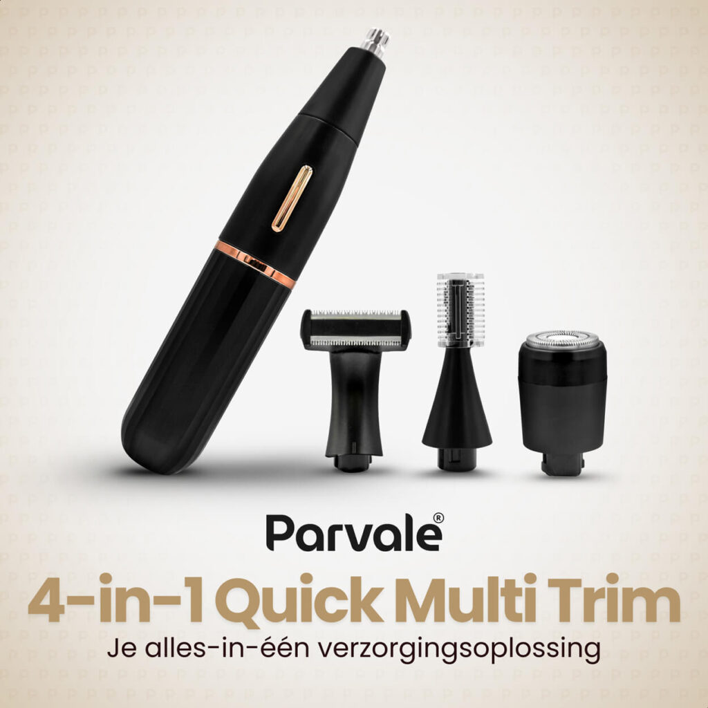 Quick Multi Trim zwart | 4-in-1 trimmer | Parvale®